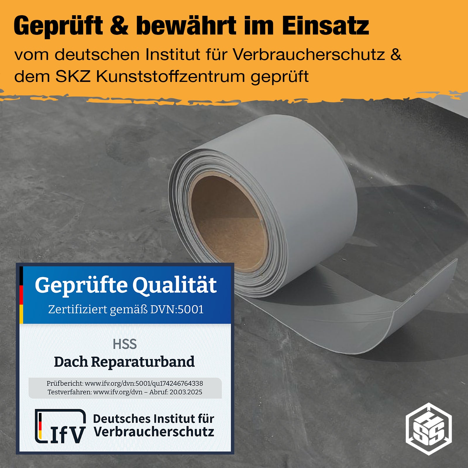Dach Reparaturband mit MicroSealant® – Abdichtung-Direkt